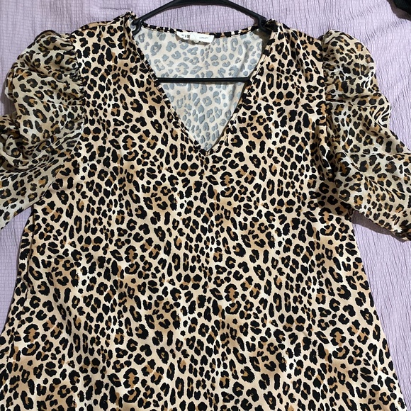 Tops | Cheetah Print Blouse | Poshmark